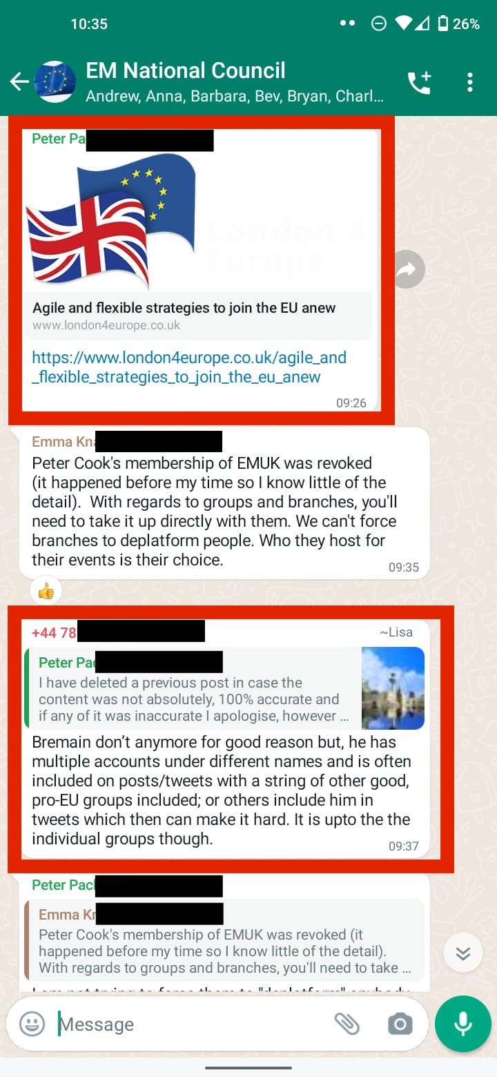 Political Censorship - Reboot Britain : Rejoin EU